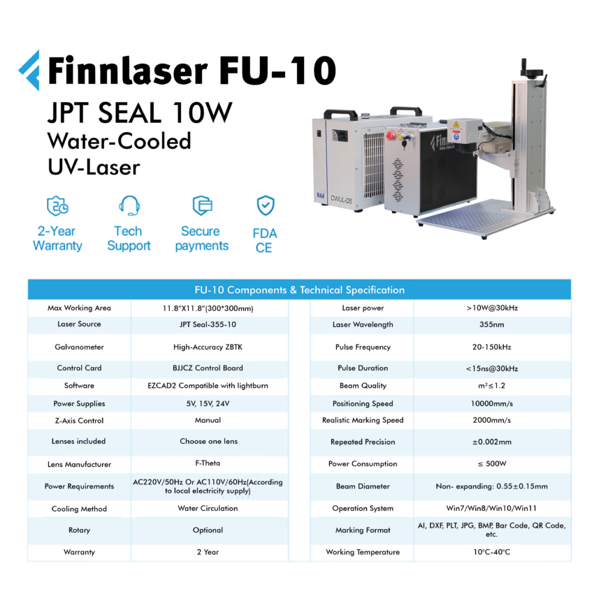 5W JPT Air-Cooled UV-Laser - Finnlaser